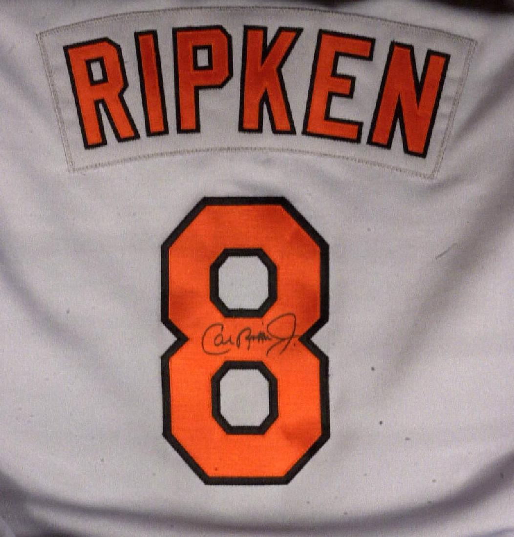 Cal Ripken, Jr Oriole Jersey Signed