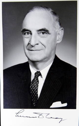 General Lucius Clay Photo & Typed Ltr Signed