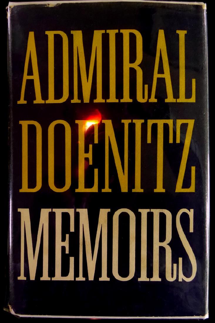 German Admiral KARL DOENITZ - His Memoirs Signed
