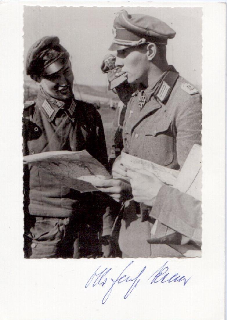 German Officer OTTO ERNST REMER - Photo Signed