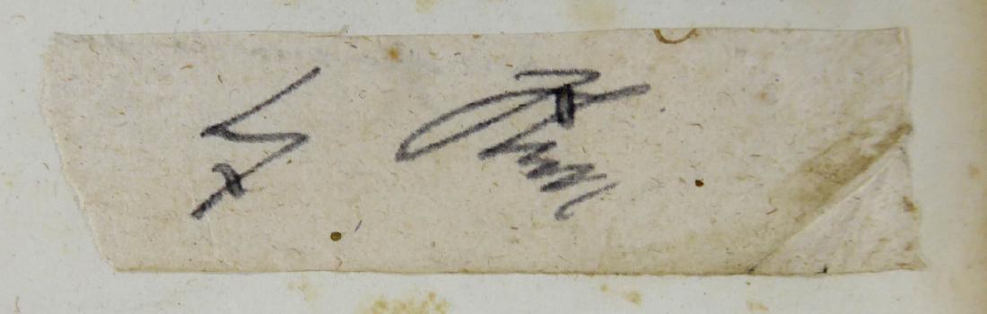 German Leader ADOLPH HITLER - Cut Signature