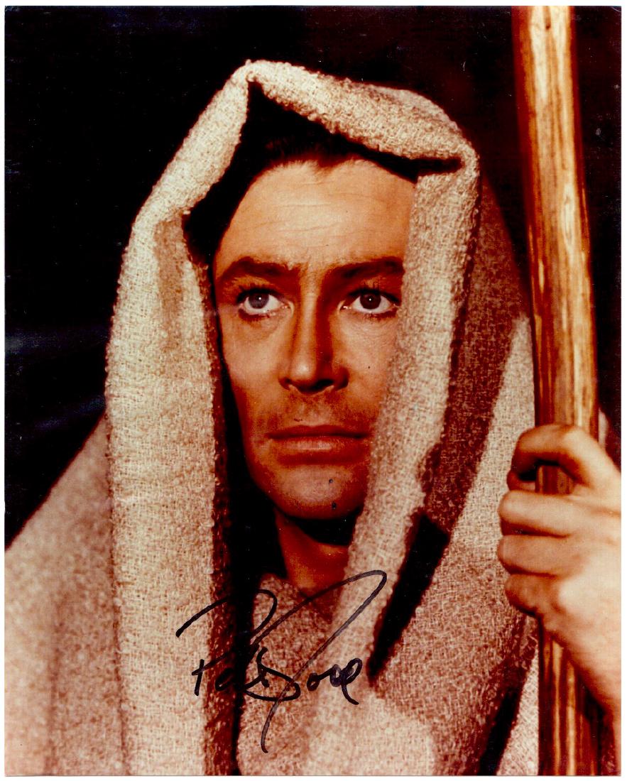 Irish Actor PETER O'TOOLE - Photo Signed