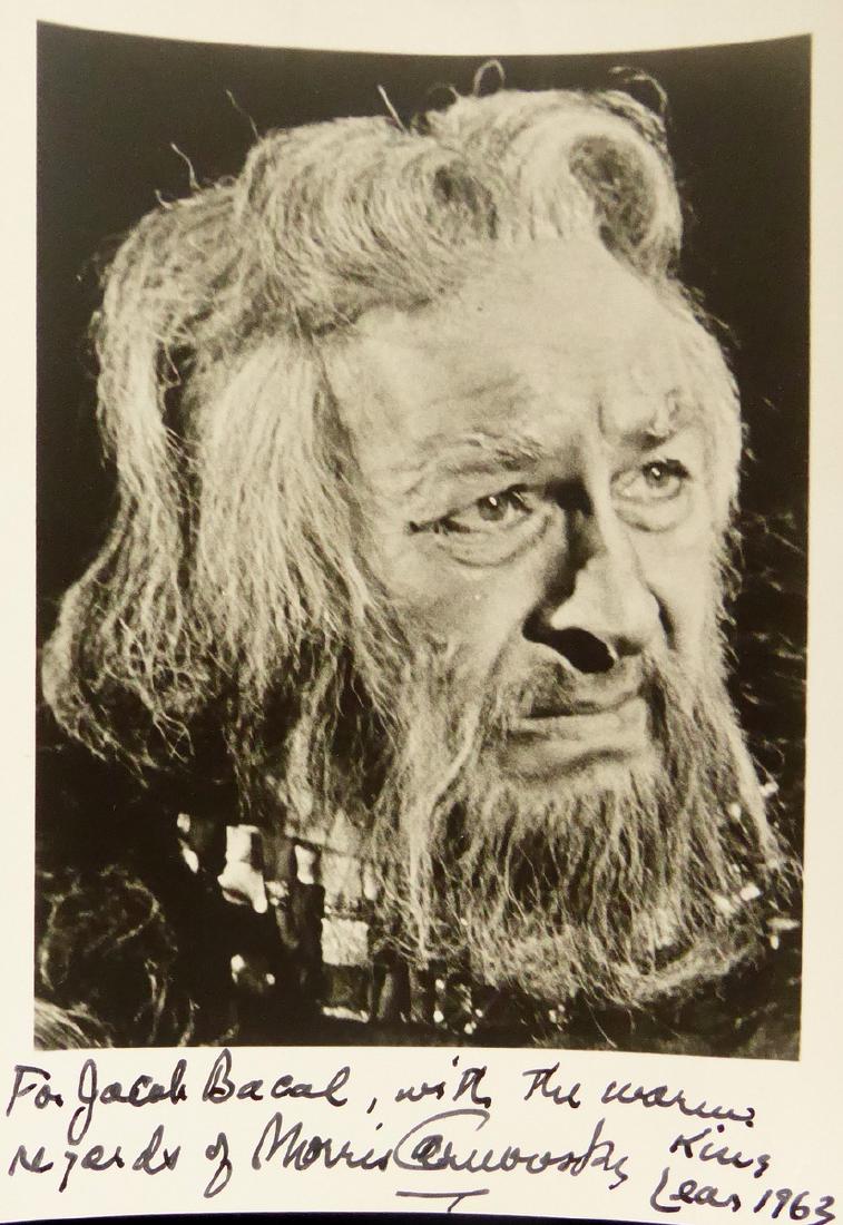 Actor MORRIS CARNOVSKY - Photo Signed