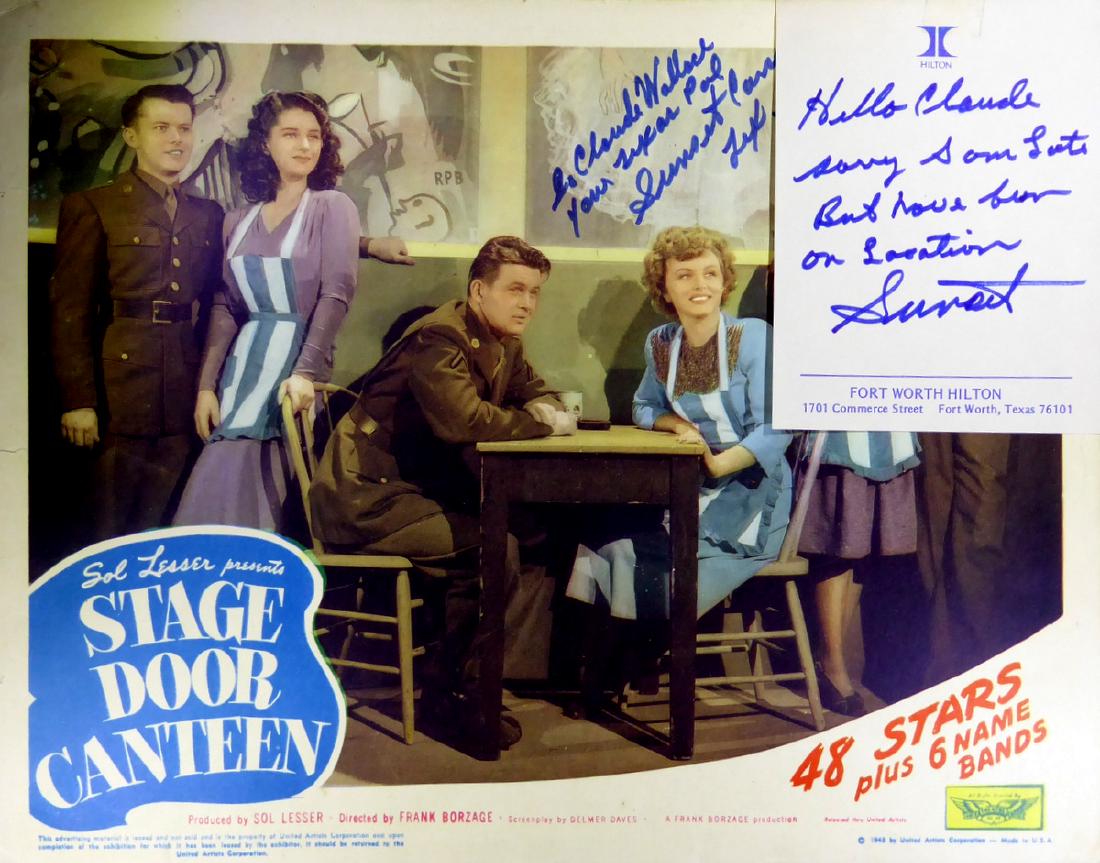Actor SUNSET CARSON - Lobby Card Signed - May 20, 2018 | The Written Word Autographs in NH