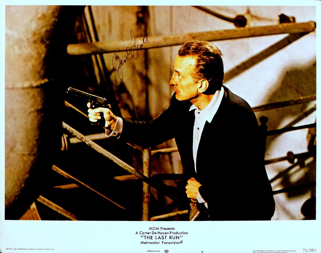 Actor George C Scott Lobby Card Signed