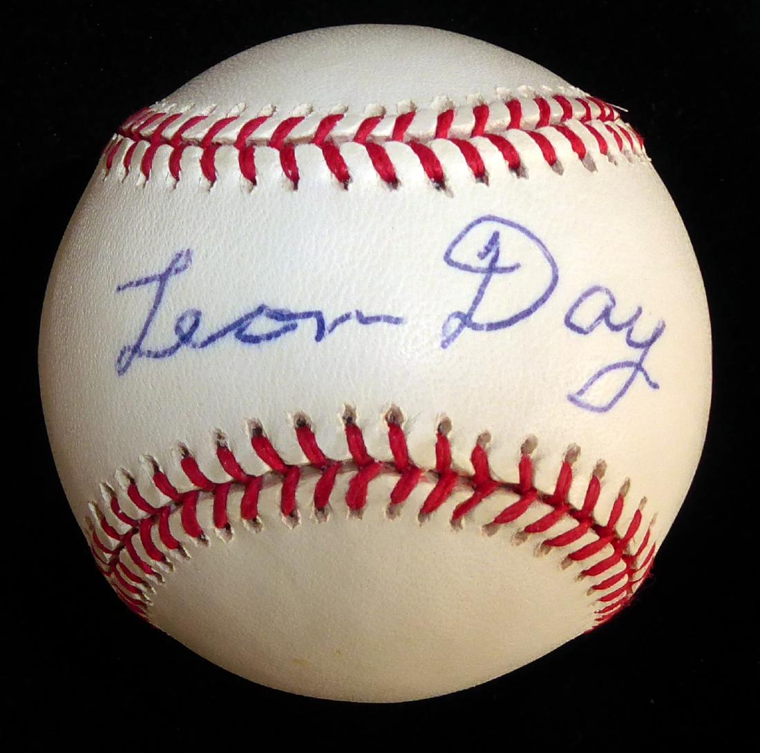 Negro League Pitcher LEON DAY - Baseball Signed