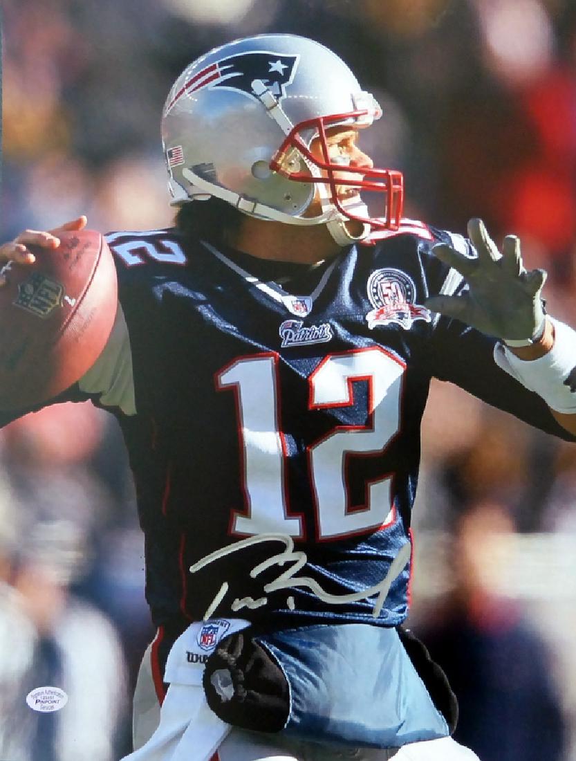 The G.O.A.T. TOM BRADY - Photo Signed