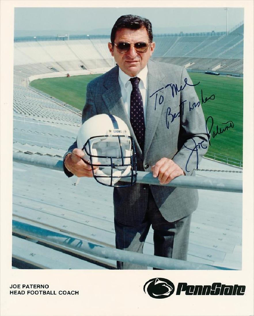 Coach JOE PATERNO - Photo Signed