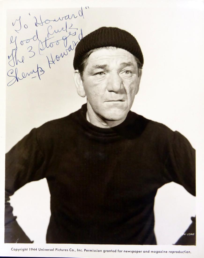 3 Stooges: SHEMP HOWARD - Photo Signed