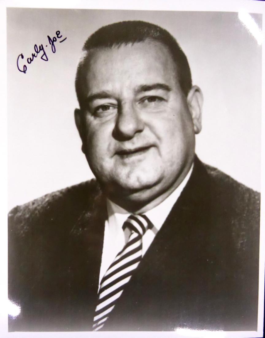 3 Stooges: Curly Joe Derita Photo Signed