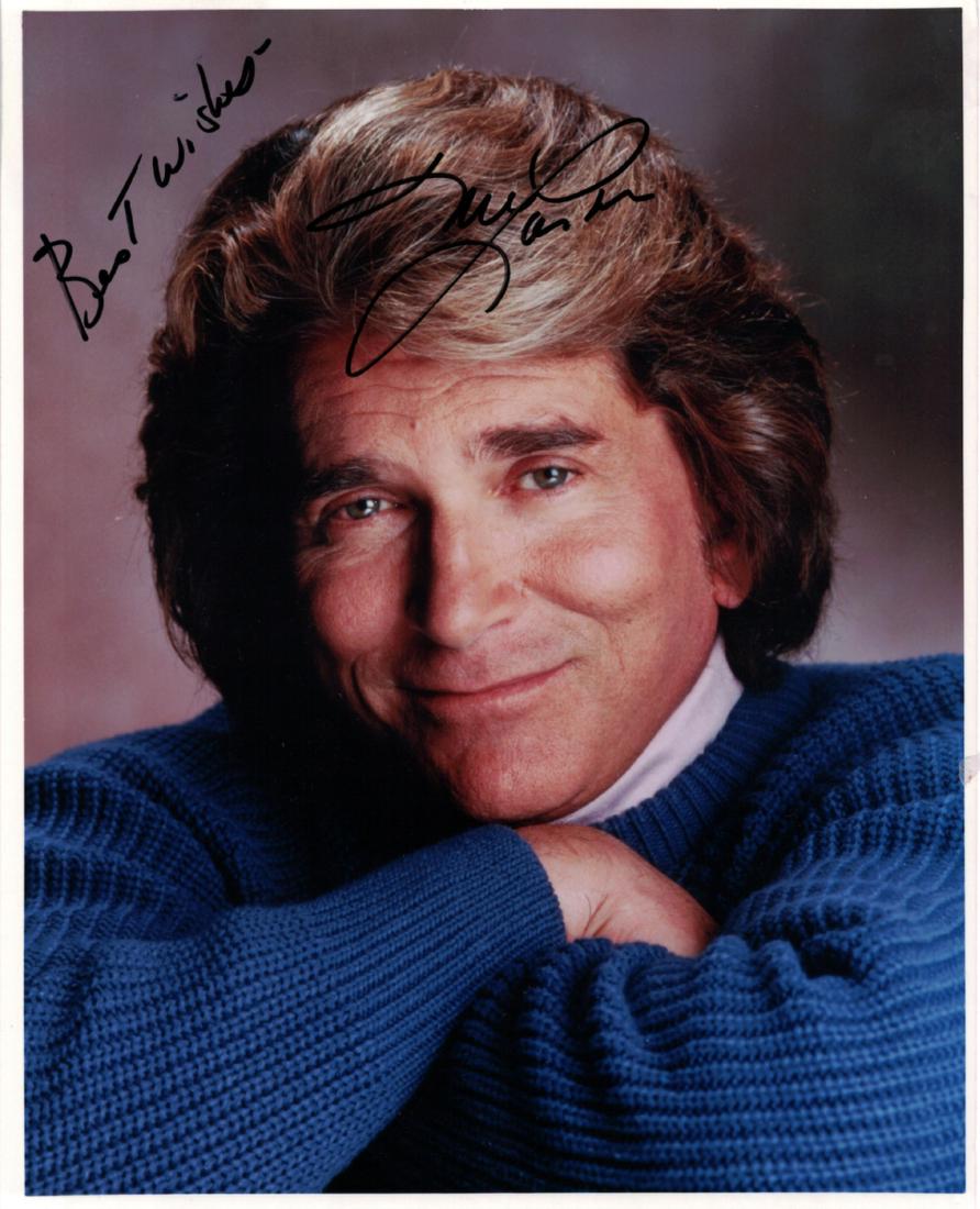 Actor MICHAEL LANDON- Photo Signed