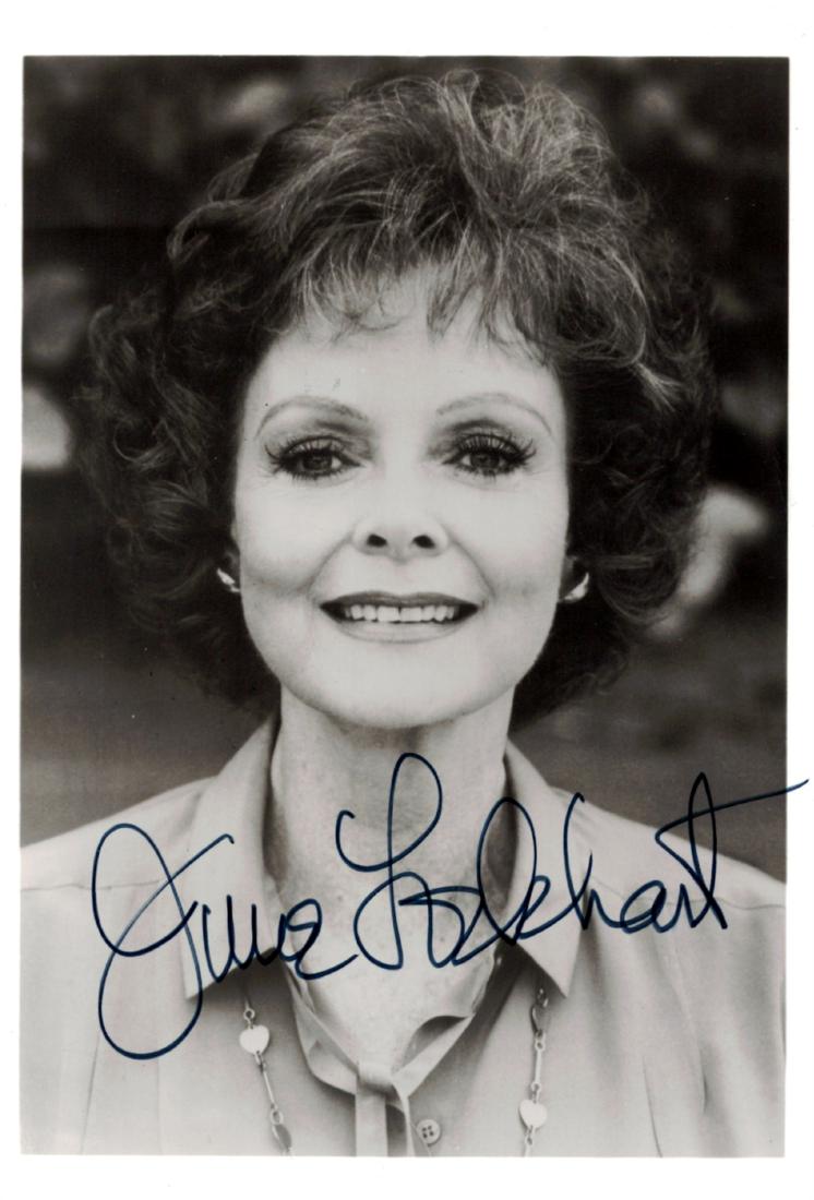Actress June Lockhart Photo Signed