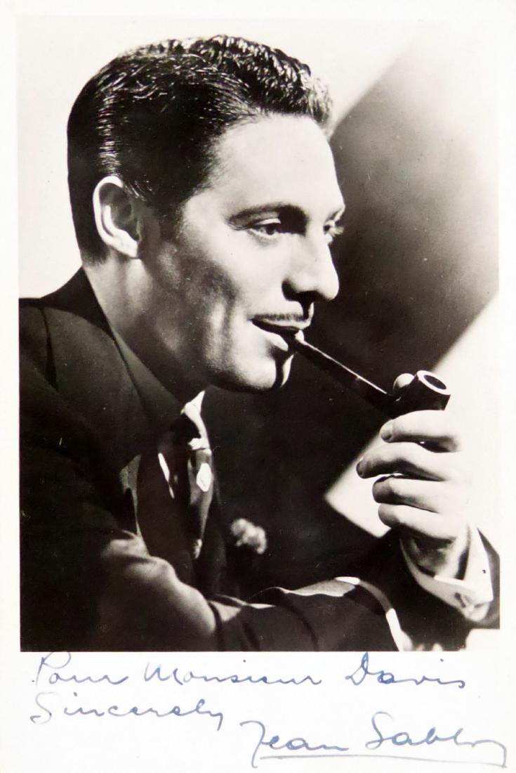 French Singer JEAN SABLON - Photo Signed