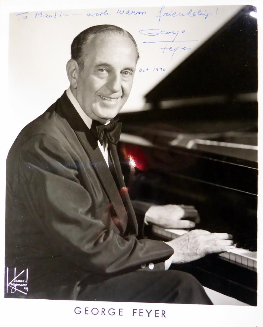 Pianist GEORGE FEYER - Photo Signed