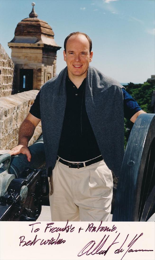 Monaco Prince ALBERT II - Photo Signed