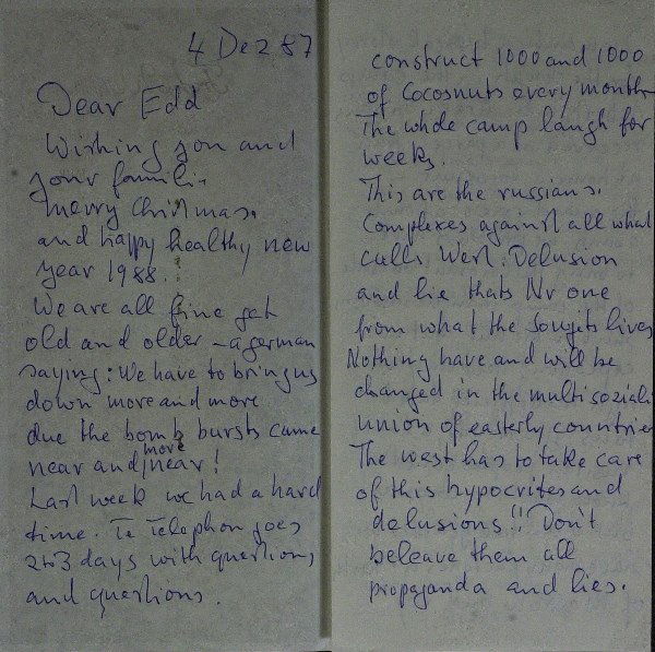 213: German Ace ERICH HARTMANN - Autograph Ltr Signed - Oct 06, 2007 ...