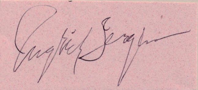 Swedish Actress INGRID BERGMAN - Signature - Sep 28, 2019 | The Written ...