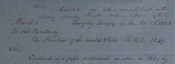 President Millard Fillmore Autograph Note Signed