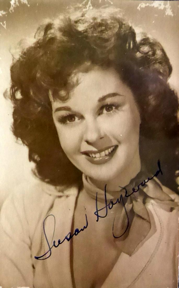 Actress SUSAN HAYWARD - Photo Signed - Jan 18, 2020 | The Written Word ...