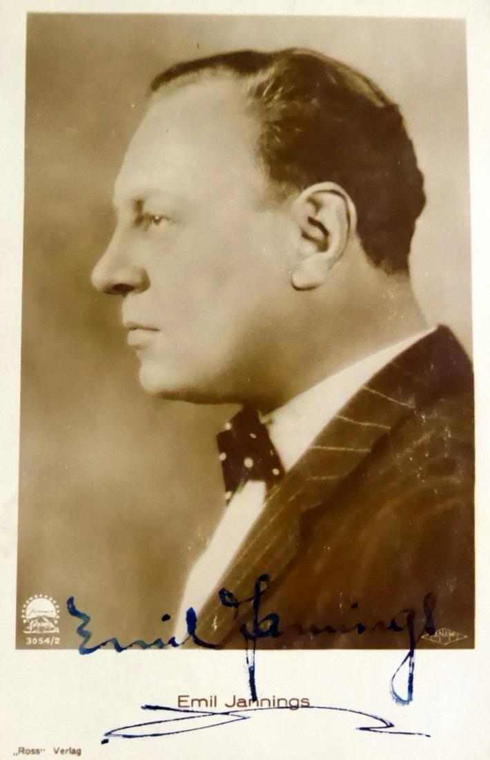 German Actor EMIL JANNINGS - Photo Signed - Jan 18, 2020 | The Written ...