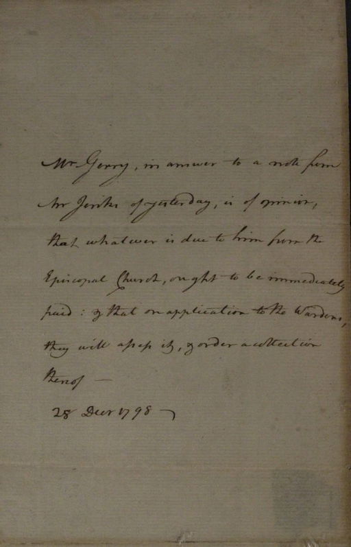 10: Signer ELBRIDGE GERRY - Autograph Ltr Signed - Jun 27, 2009 | The Written Word Autographs in NH