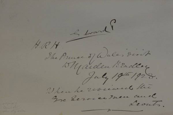 British Monarch Edward Viii Card Signed