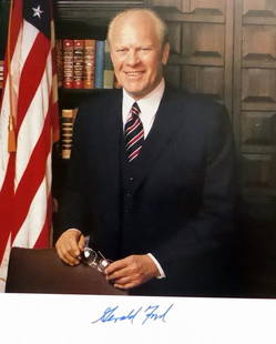 Gerald R Ford Signed Photograph