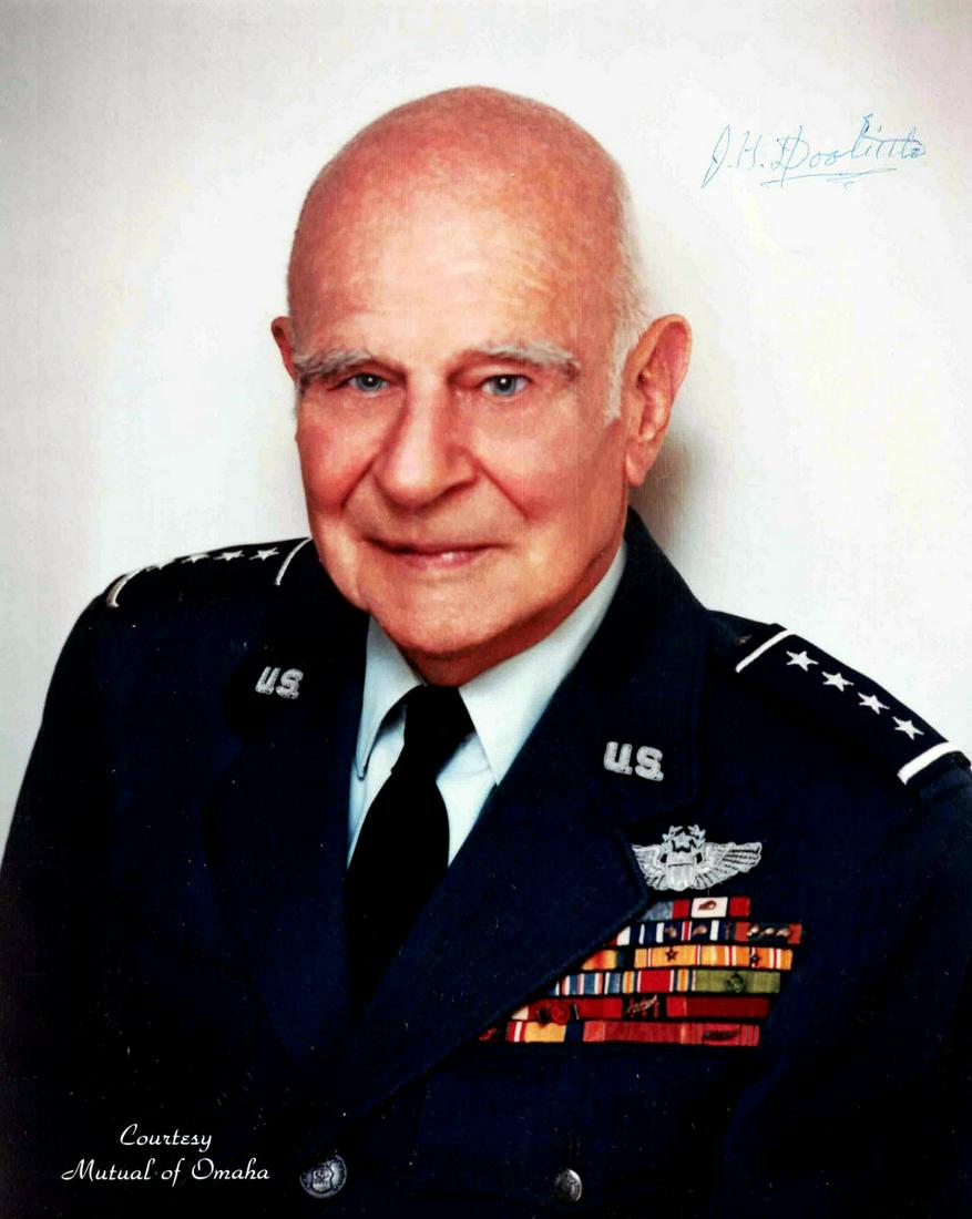 General James H Doolittle Photo Signed