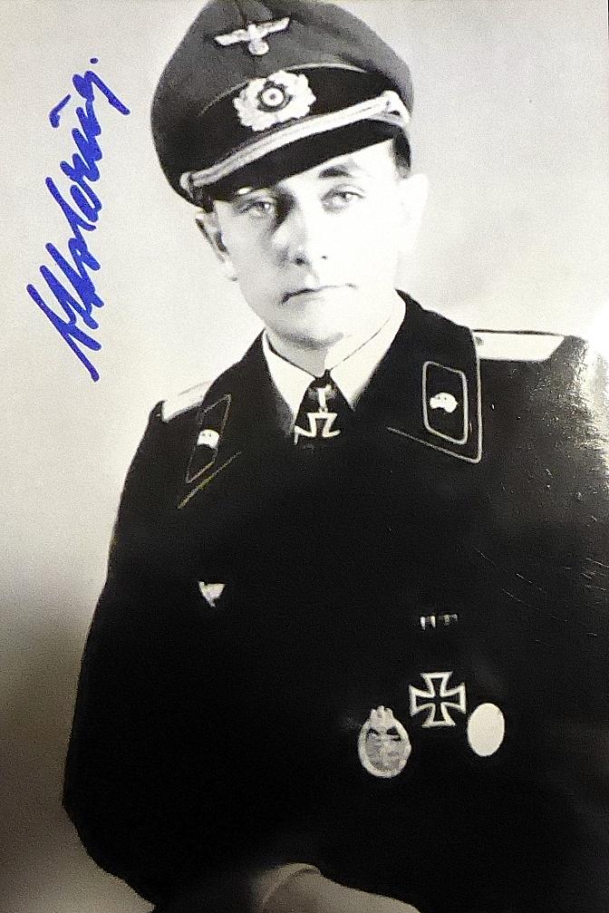German Tank Commander Otto Carius Photo