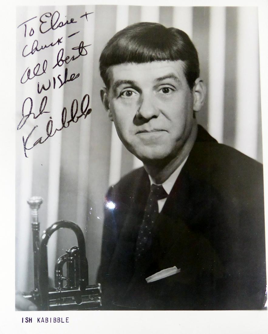 Comic Musican Ish Kabibble Photo Signed