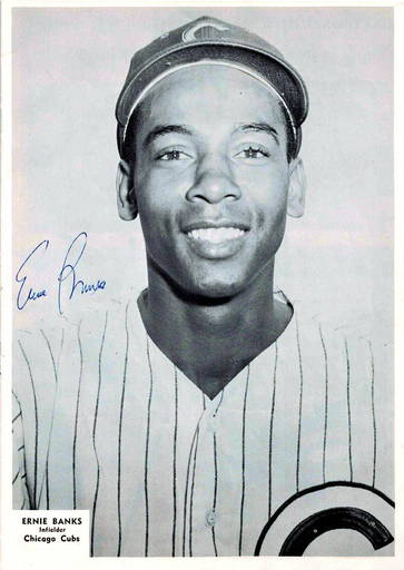 Banks,ernie Signed Magazine Photo