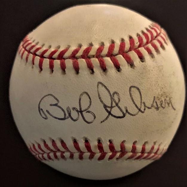 Gibson,bob Signed Baseball