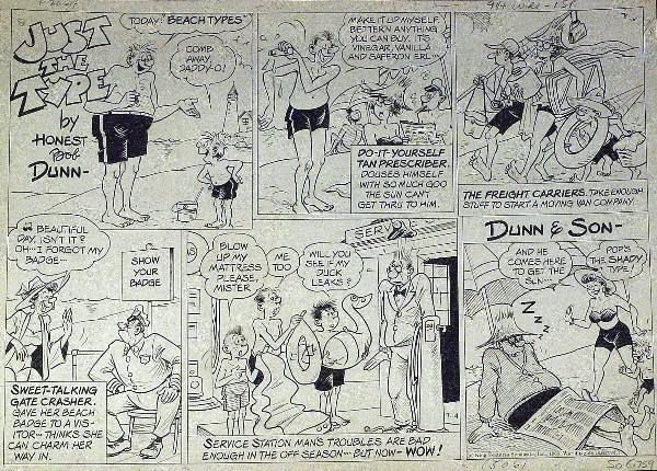 435: Cartoonist Bob Dunn - Six Panel Cartoon