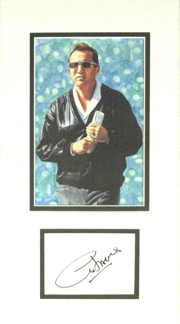 982: Al Davis - Card Framed
