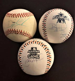 Signed Baseball By 15 Major League Stars