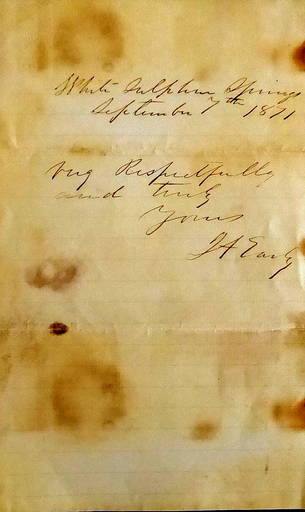 Csa General Jubal A Early Autograph Ltr Signed