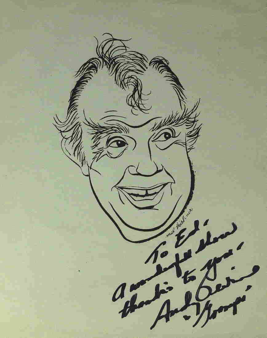 79: Cowboy Sidekick ANDY DEVINE - Caricature Signed - Jun 29, 2011 ...