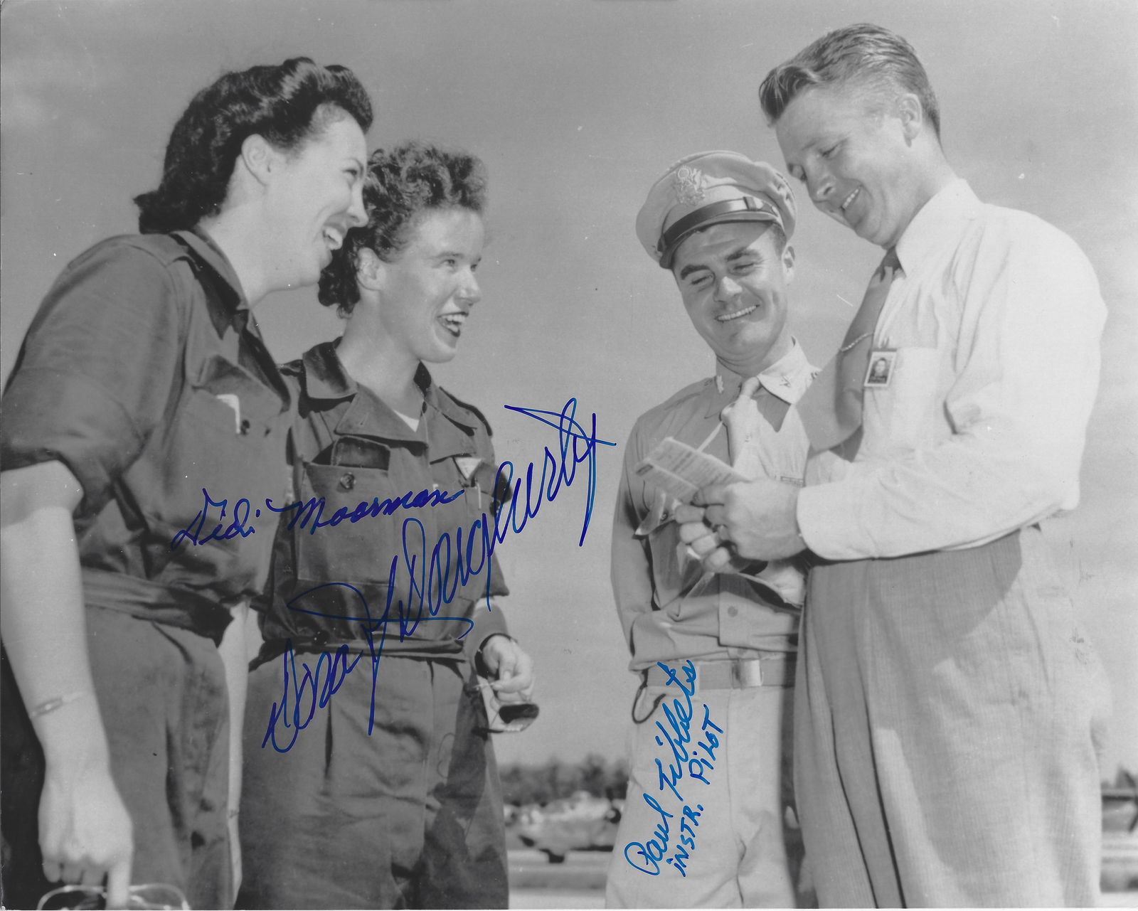 Paul Tibbets And W.a.s.p. Pilots Rare Photo Auction
