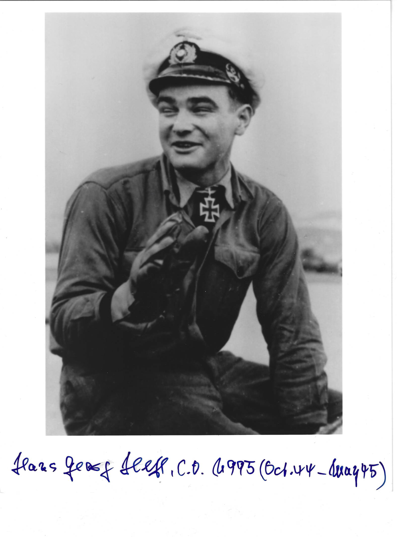 U Boat Commander George Hess Signed Photo Auction
