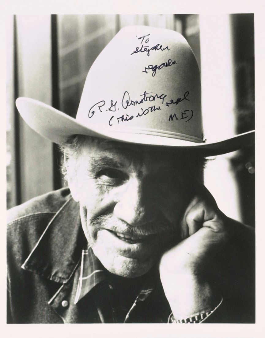 Westerns Actor R G ARMSTRONG - Photo Signed