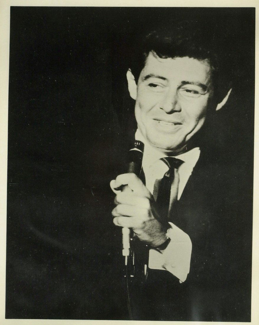 Pop Singer EDDIE FISHER - Photo Signed