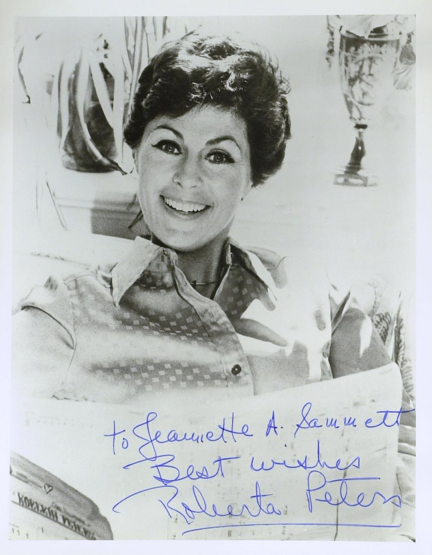 Operatic Soprano ROBERTA PETERS - Photo Signed - May 30, 2013 | The ...