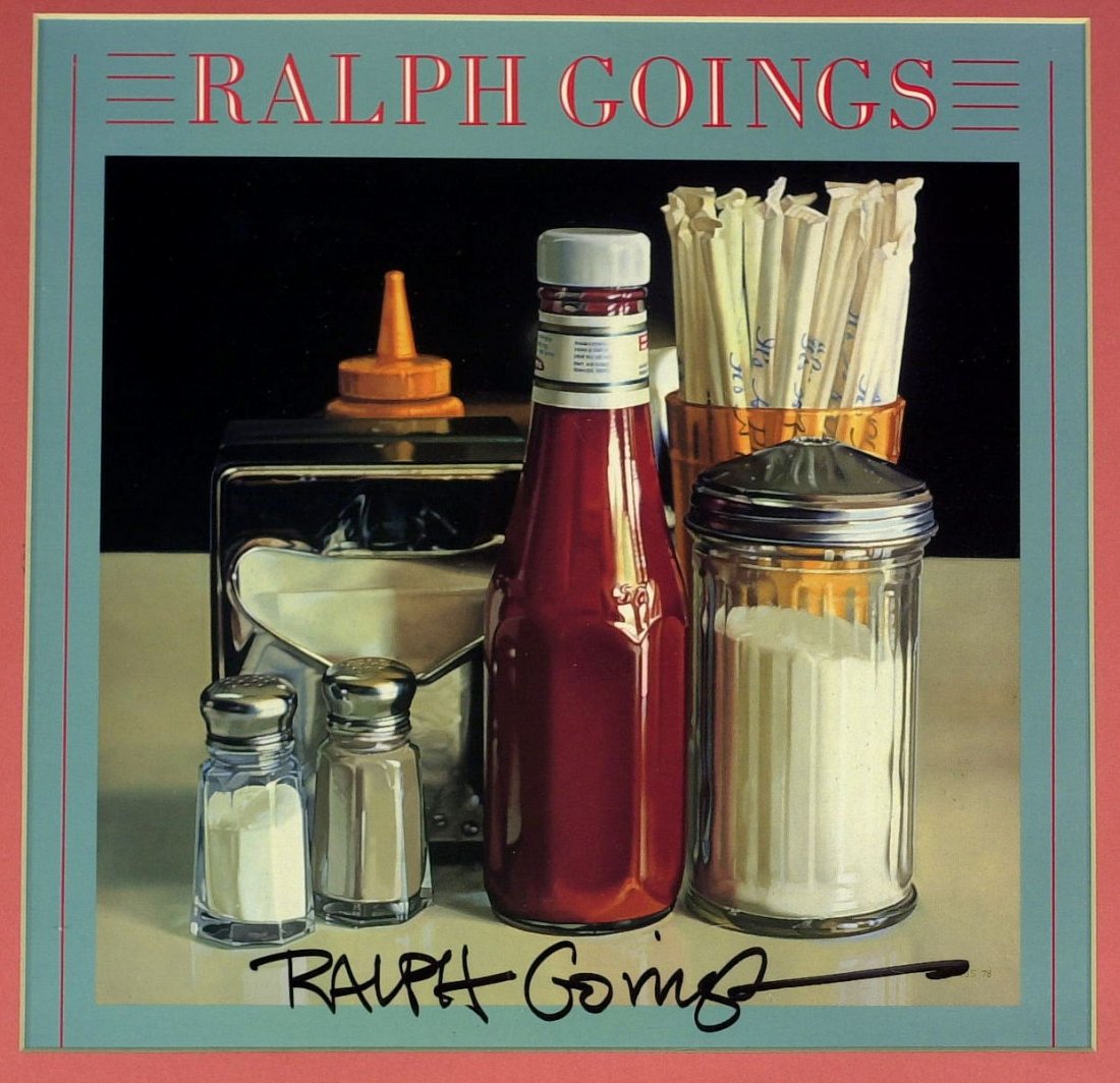 Painter Ralph Goings Photo Of His Painting Signed