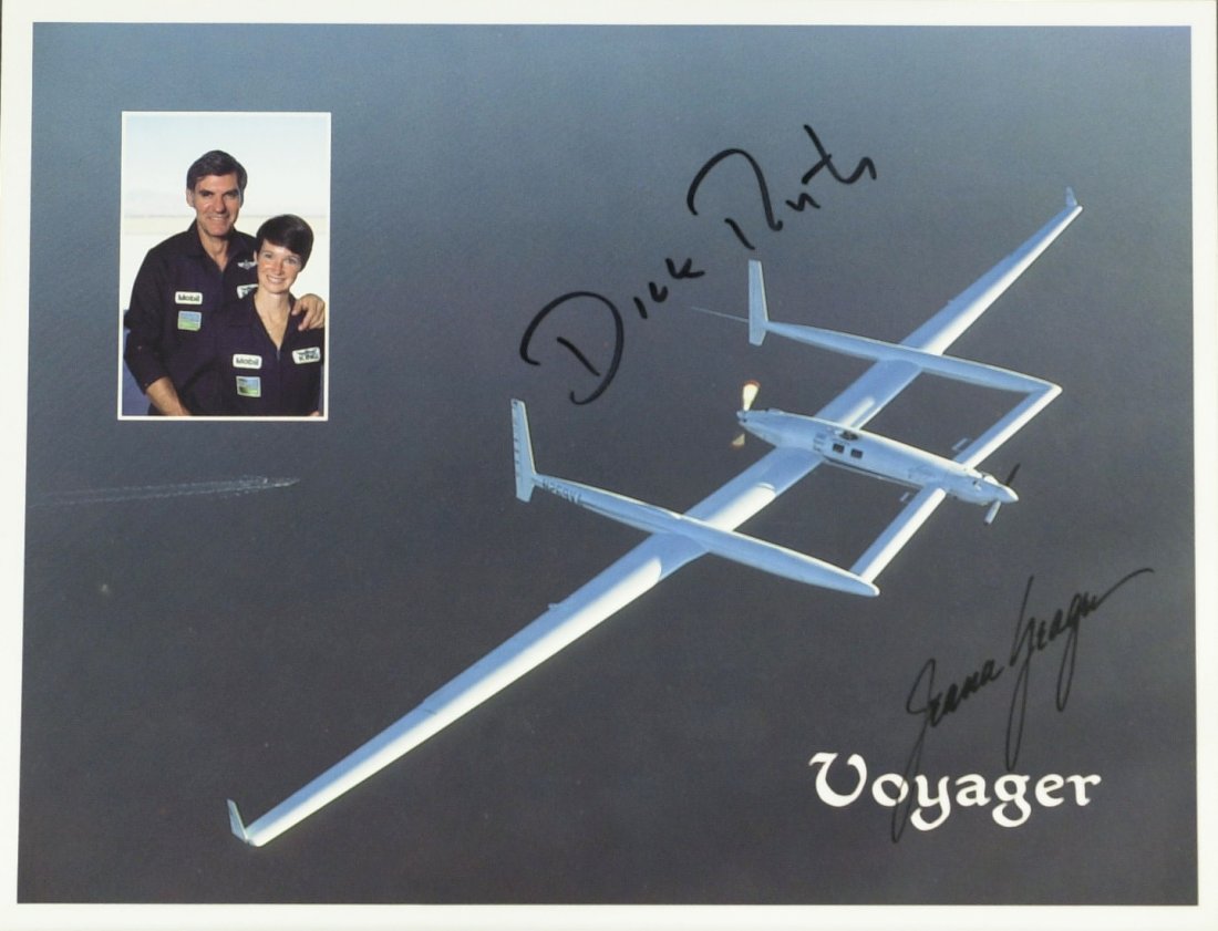 Voyager Pilots Dick Rutan & Jeana Yeager Photo