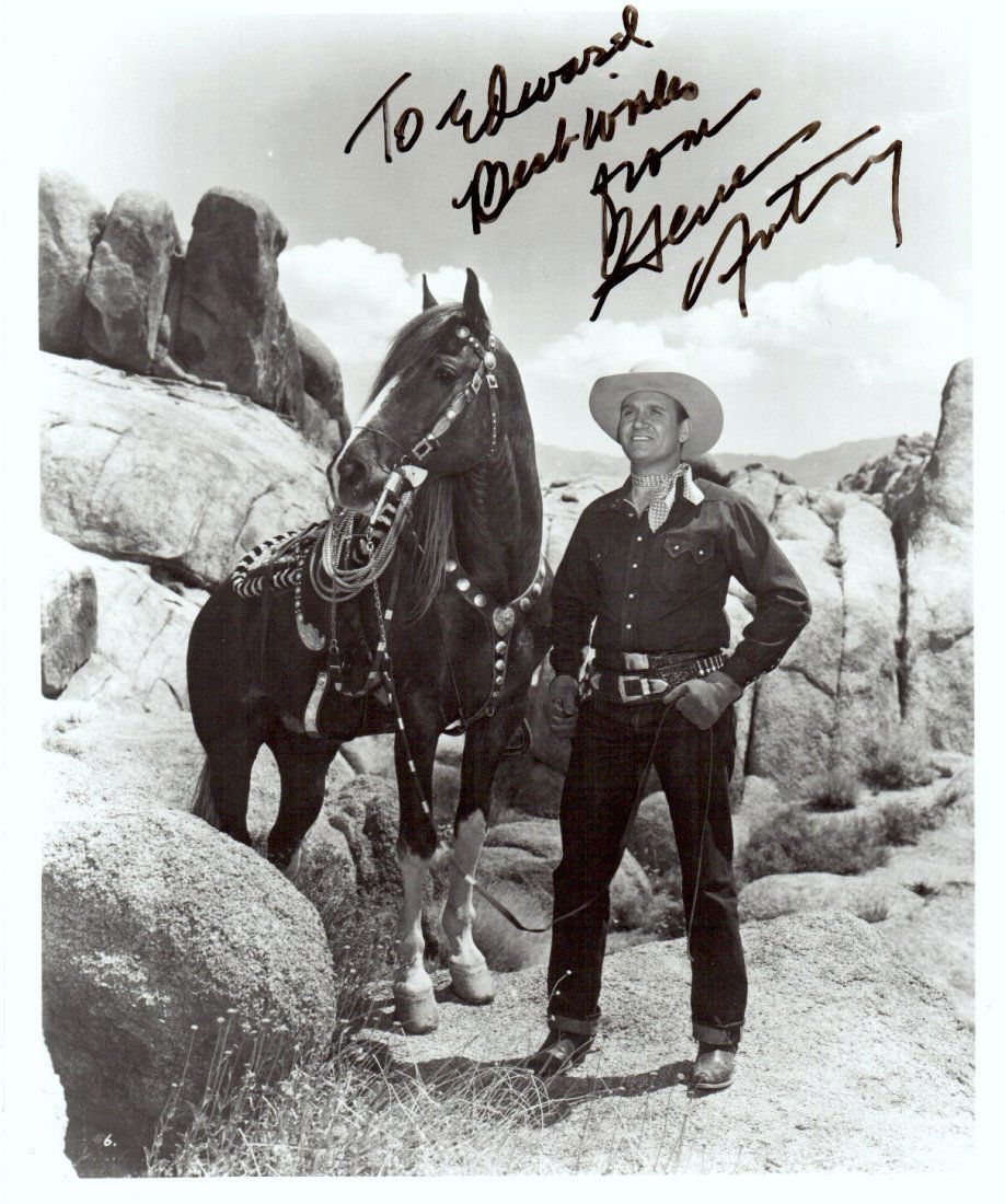 Singing Cowboy GENE AUTRY - Photo Signed