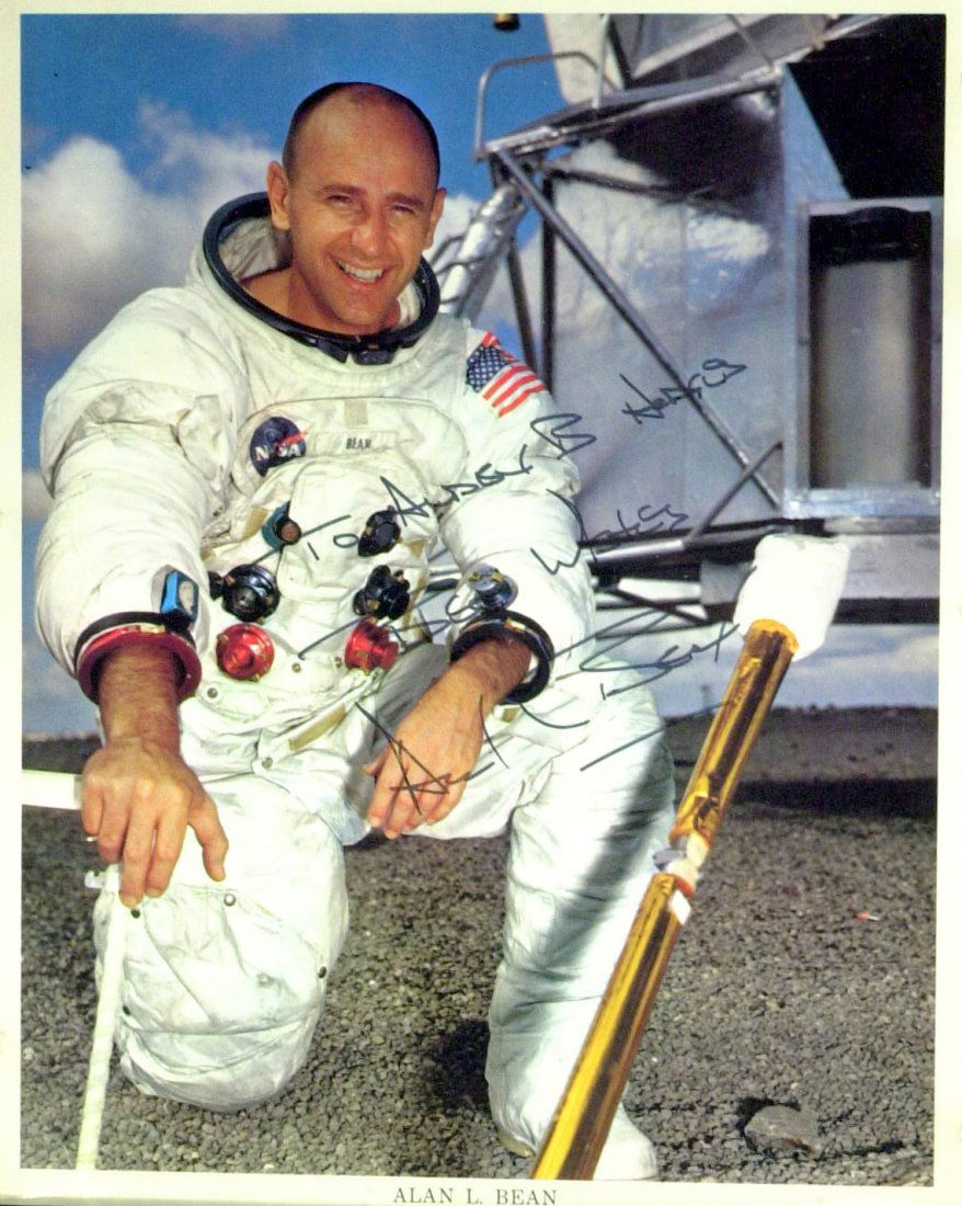 Alan Bean Nasa Litho Signed