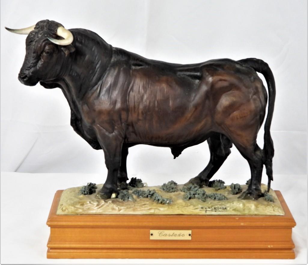 Porcelain Bull, Toros De Lidia By Algora, Spain