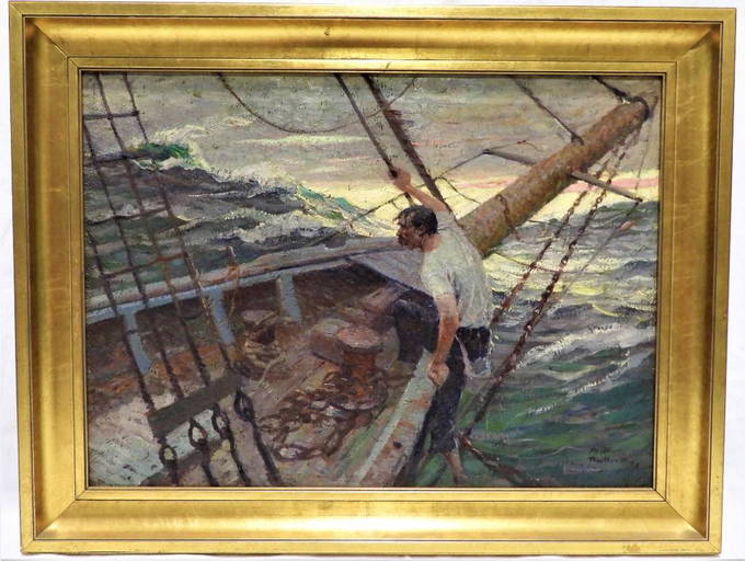 Arthur Davenport Fuller, American (1889-1966) Oil on canvas - Dec 17 ...