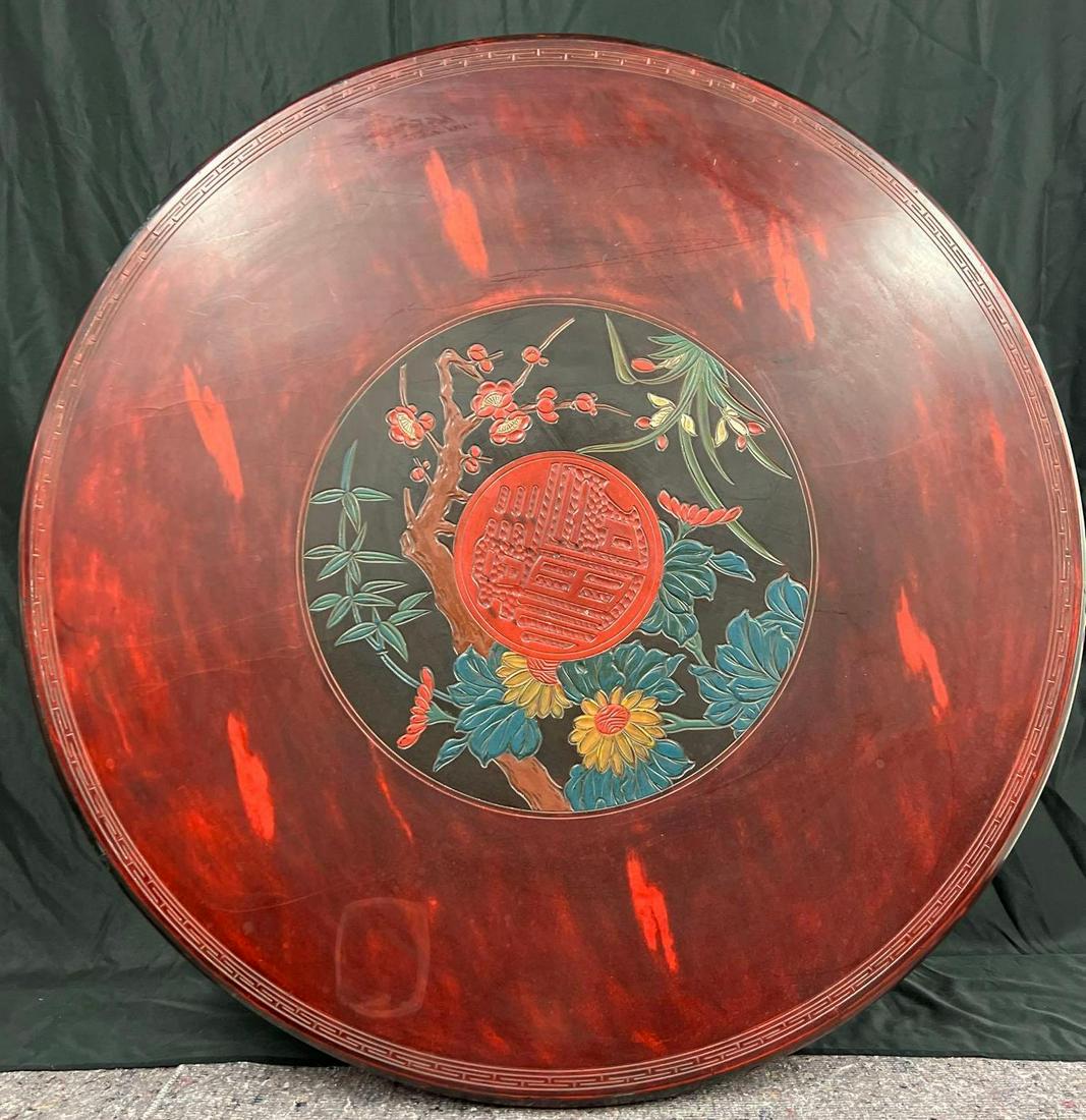 Japanese Traditional Round Table, Chabudai Japanese Table