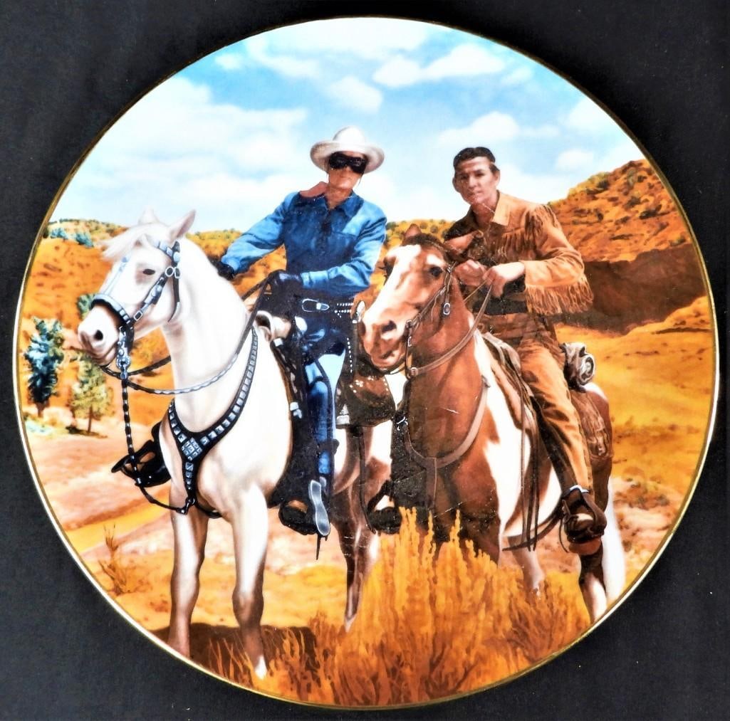 The Lone Ranger And Tonto, Plate Collection Auction